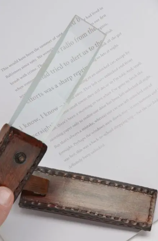 News Reader Magnifying Glass, India - Village Goods