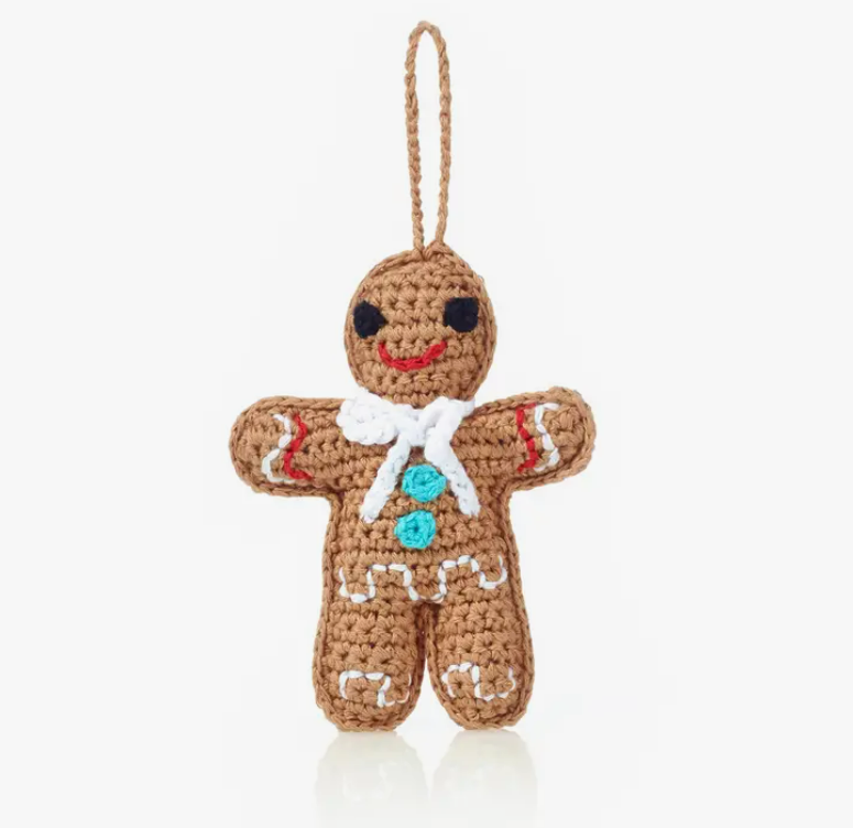 Friendly Gingerbread Ornament, Bangladesh - Village Goods
