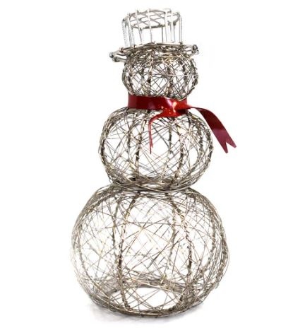 Red Scarf Snowman, India - Village Goods