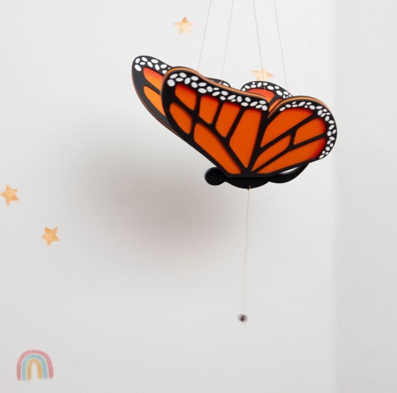 Monarch Butterfly Flying Mobile, Colombia - Village Goods