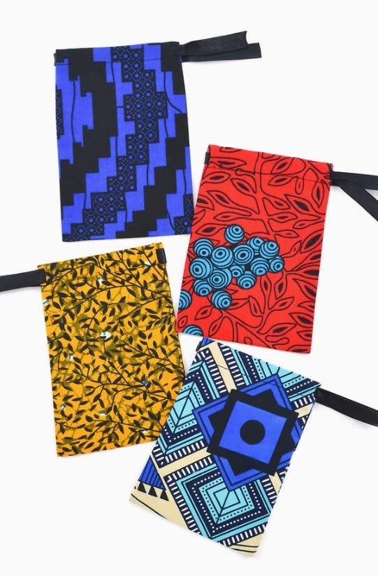 Chitenge Cloth Jewelry Pouches, Zambia - Village Goods