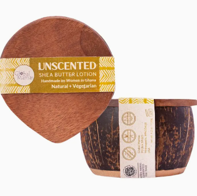 Shea Butter in Coconut Shell, Ghana - Village Goods