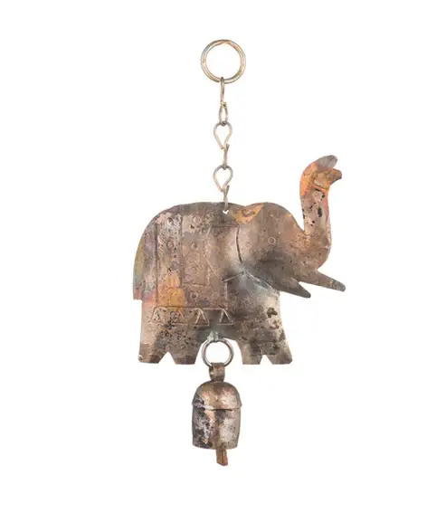Elephant Wind Chime w/ Bell - Village Goods