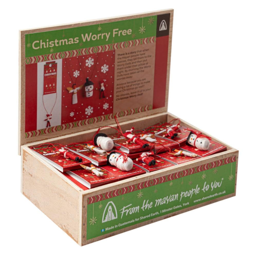Hanging Worry Doll Christmas Ornament - Village Goods