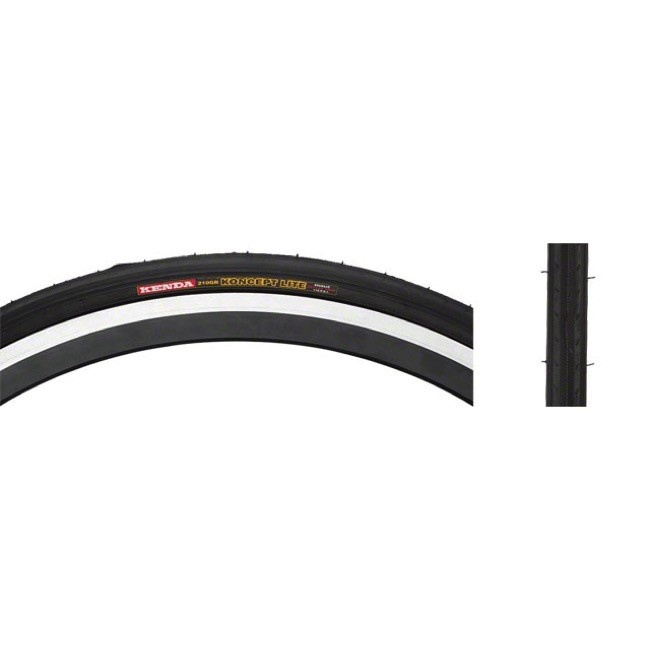 Kenda Kenda Koncept Tire - 650c x 23, Clincher, Wire, Black, 60tpi ...