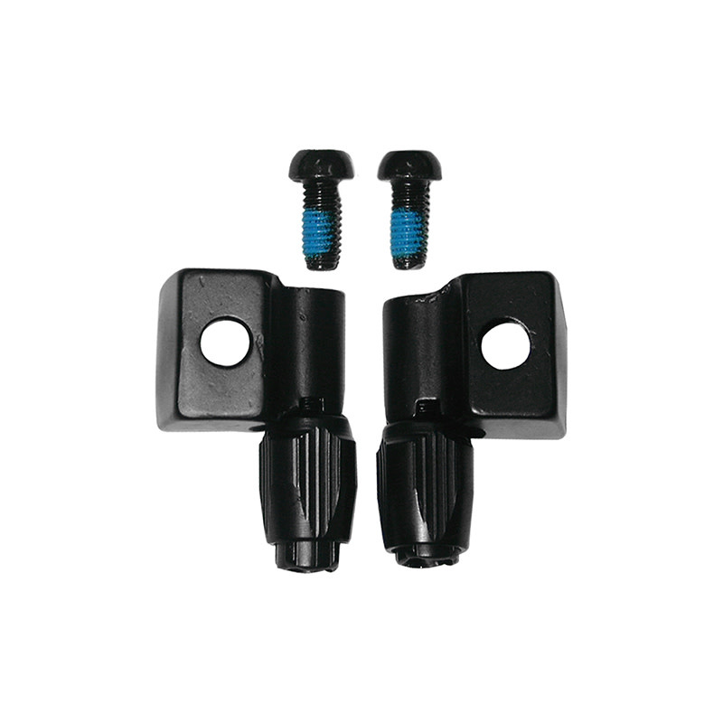 Origin-8 Origin-8 Curved Cable Stop Pair w/ Adjuster Black - Comrade Cycles