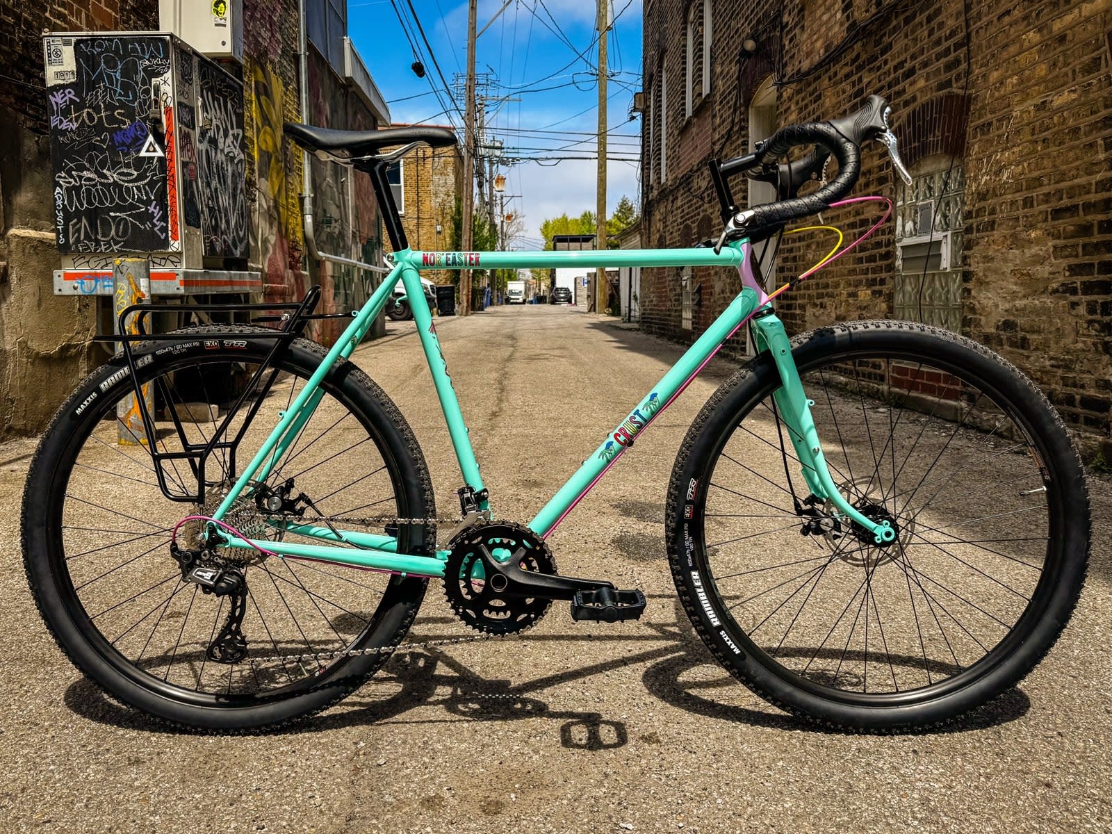 Crust Bikes Nor Easter 55cm 650b 2x11 Bar End (With Rack) - Comrade Cycles