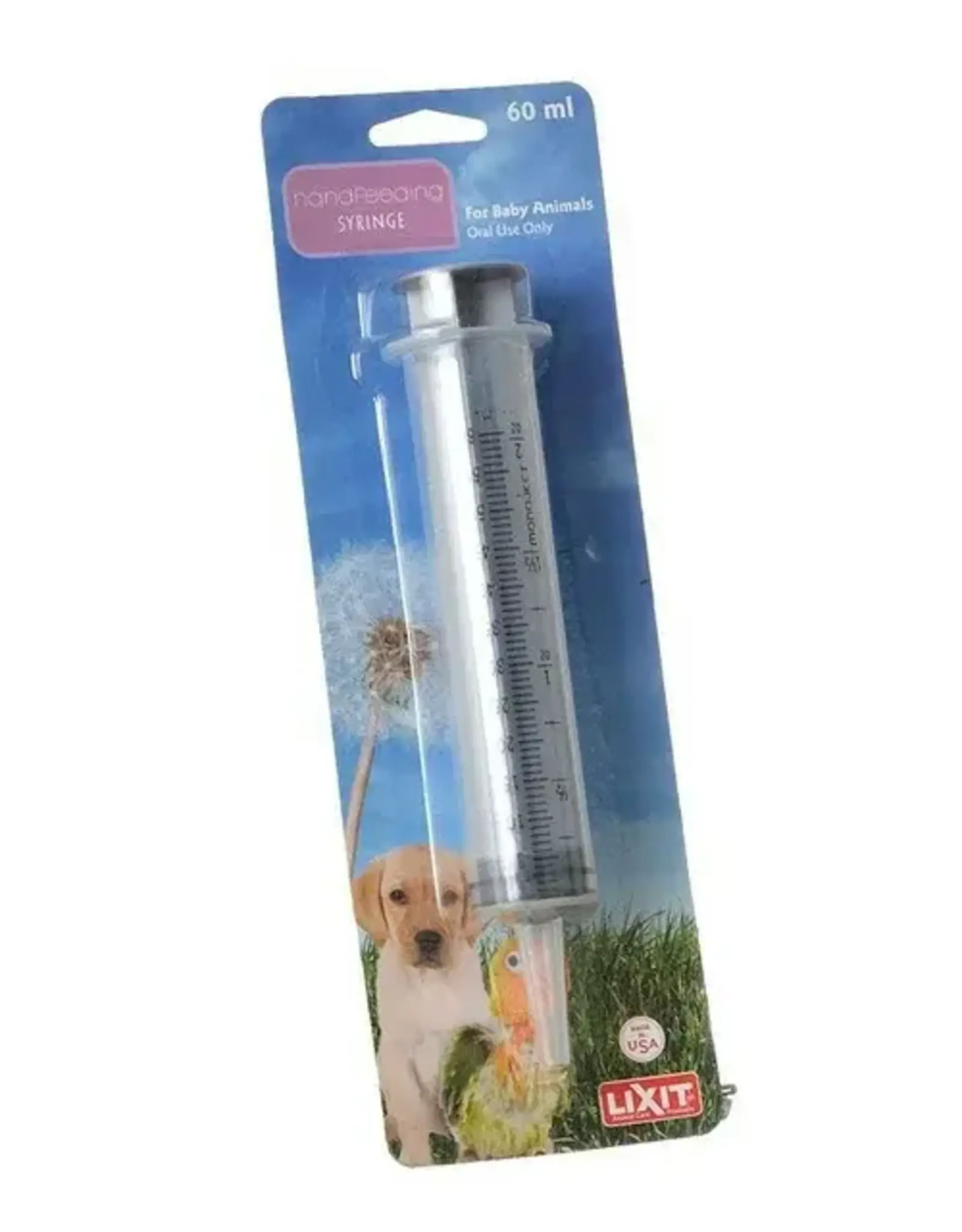 LIXIT ANIMAL CARE PRODUCTS LIXIT- SYRINGE- HAND-FEEDING- 60 CC - Rhonda ...