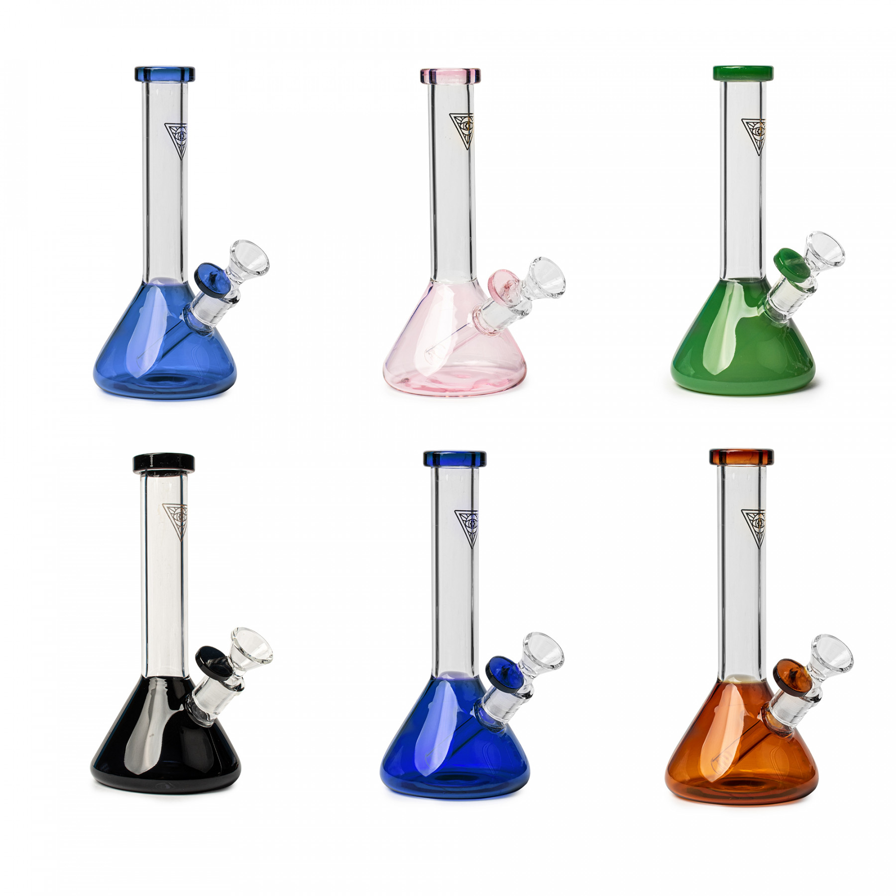 Red Eye Glass 8" Midge Mini Beaker - BOB Headquarters