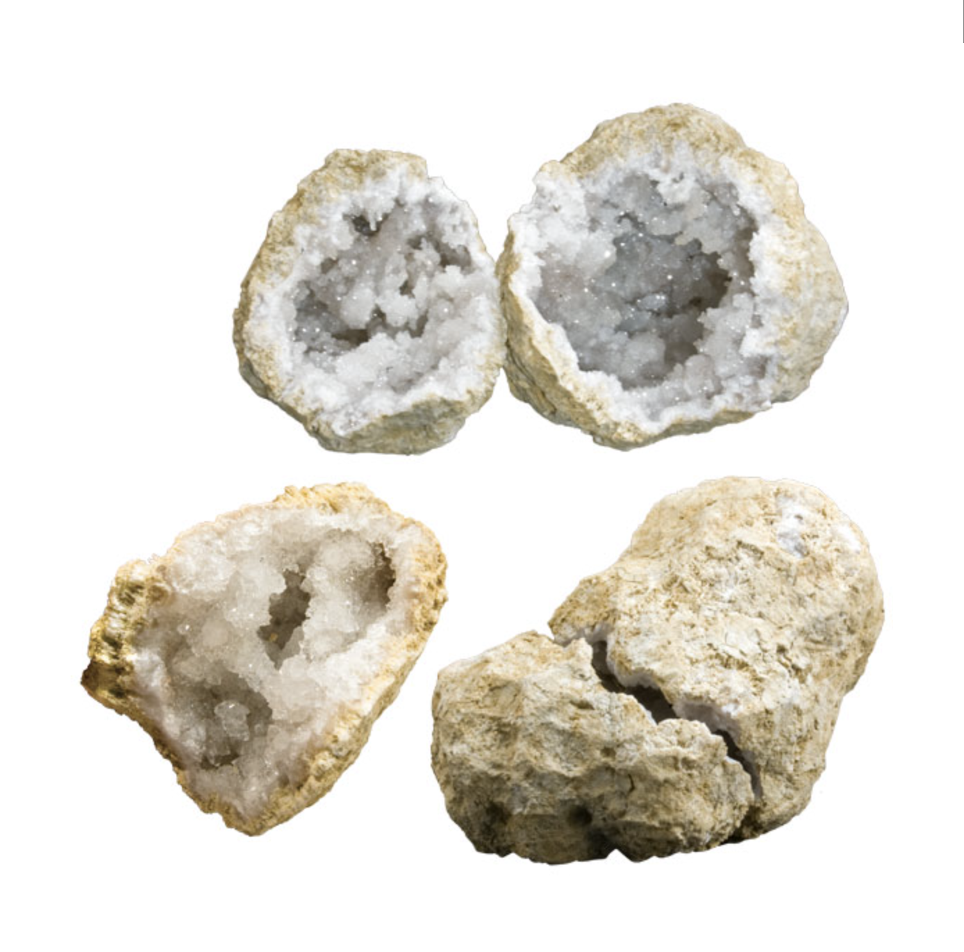 Cracked Geode - Natural (Pair) - BOB Headquarters
