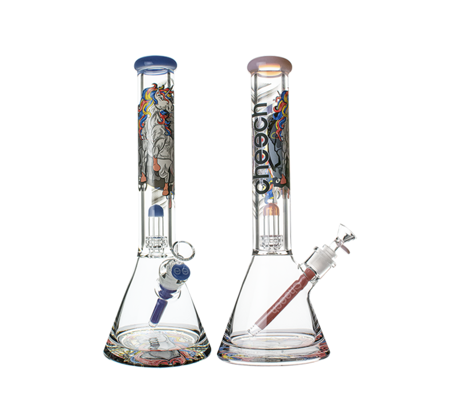 CA-060 - 16" Unicorn Decal Beaker by Cheech - BOB Headquarters