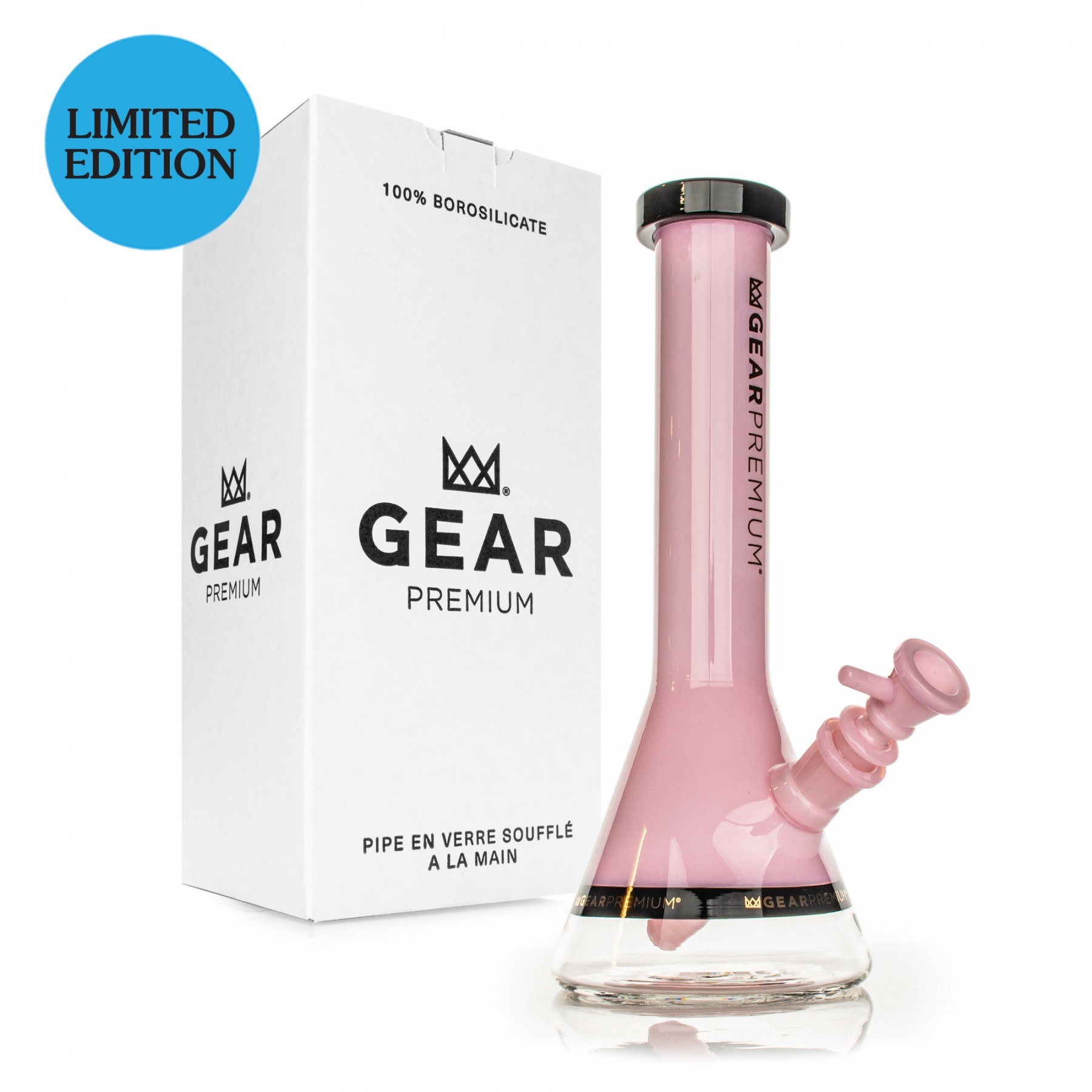 GEAR Premium 12" Pink Slyme Tuxedo Beaker Base Bong by Gear Premium ...