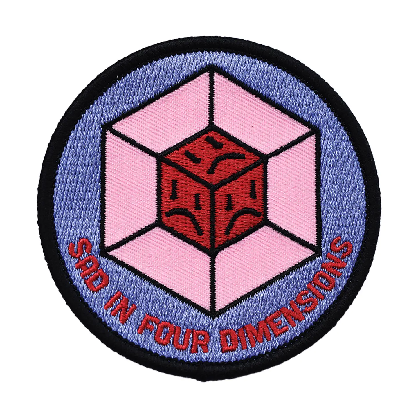 Sad in Four Dimensions Embroidered Patch - BOB Headquarters