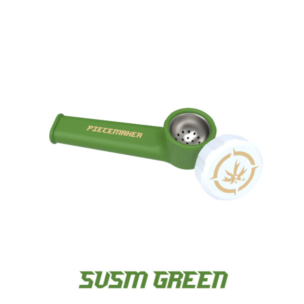 Karma SVSM Green Silicone Pipe - 3.5" - BOB Headquarters