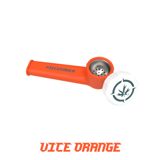 Karma Vice Orange Silicone Pipe - 3.5" - BOB Headquarters
