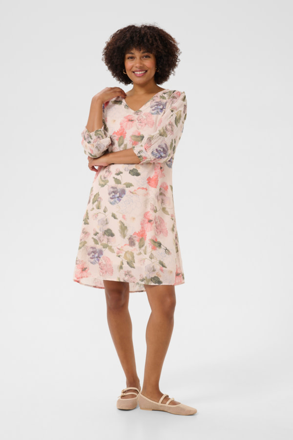 Cream Hailey dress - Lac Boutique
