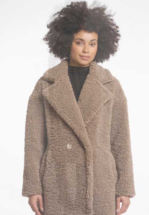 Rino Elicia Teddy coat - Lac Boutique