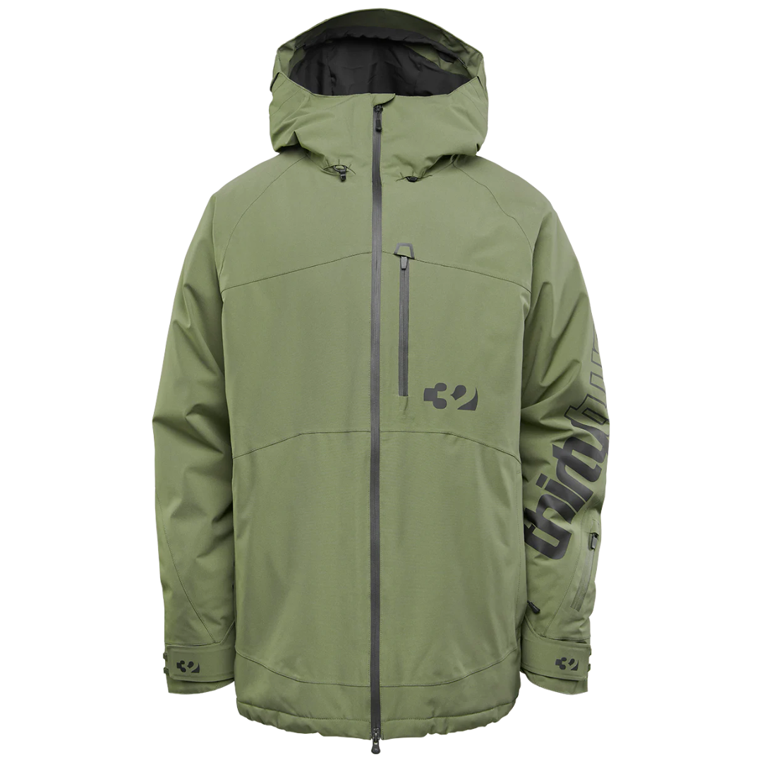 32 LASHED INSULATED JACKET OLIVE - Industry Skate & Snow