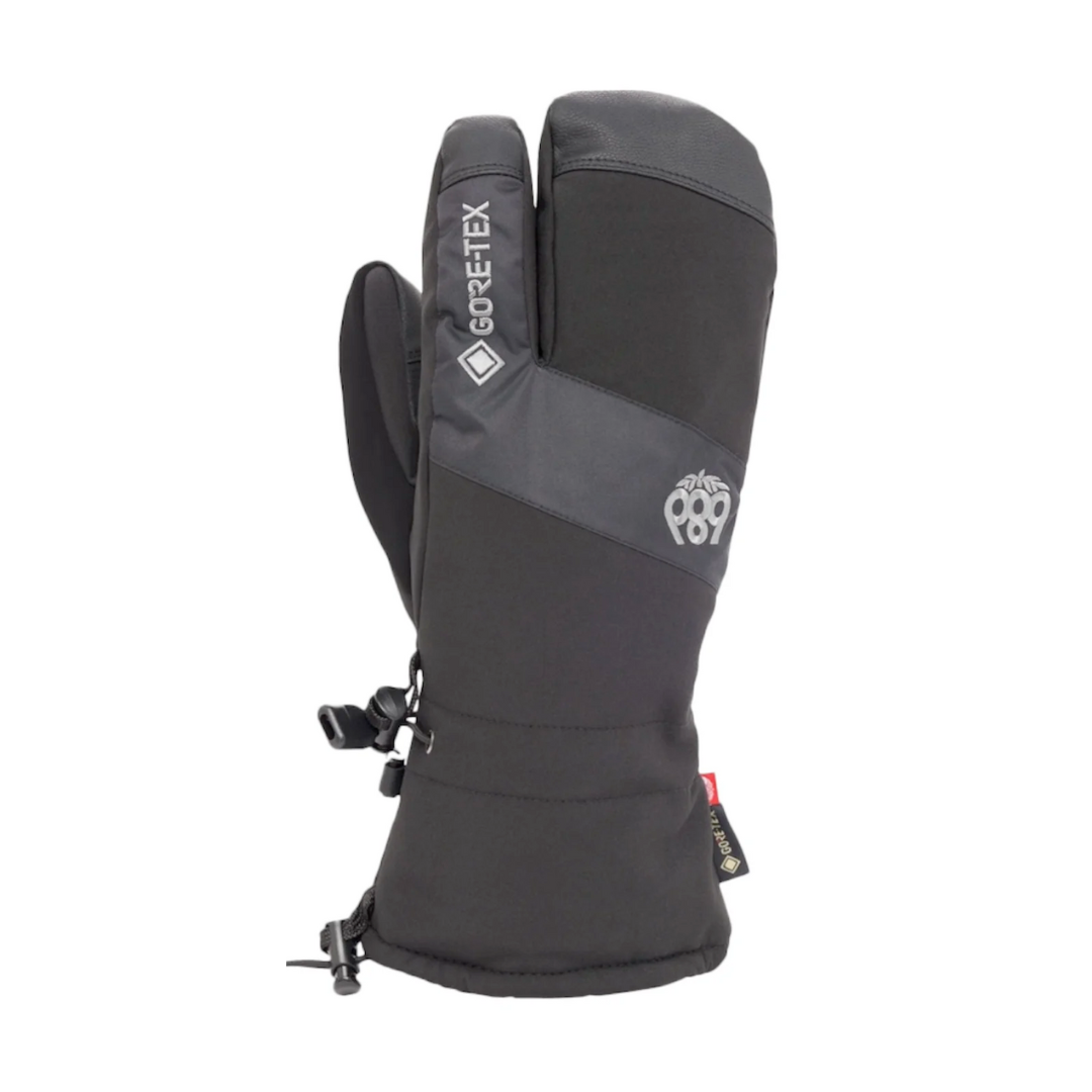 686 MENS GORE-TEX LINEAR TRIGGER MITT BLACK - Industry Skate & Snow