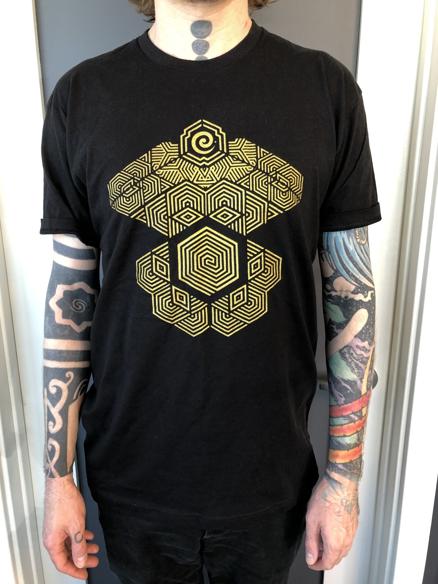 Men's Tee Gold - Enigma Professional Piercing Adams