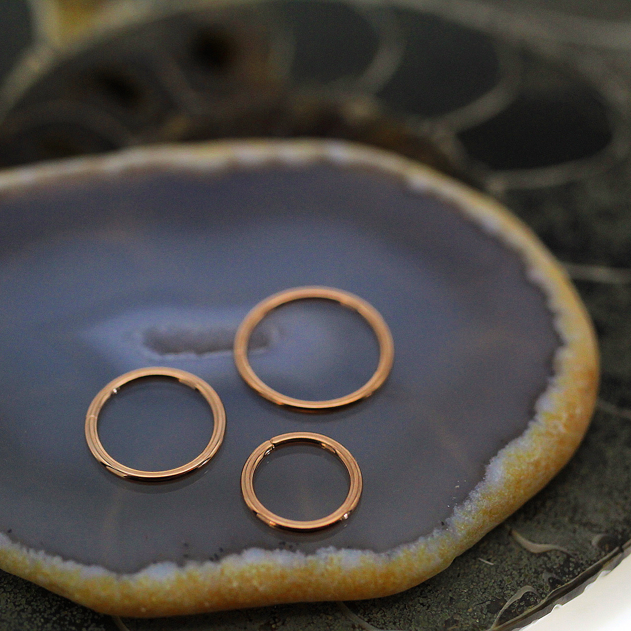 BVLA 18g Rose Gold Seam Ring - Enigma Professional Piercing Adams