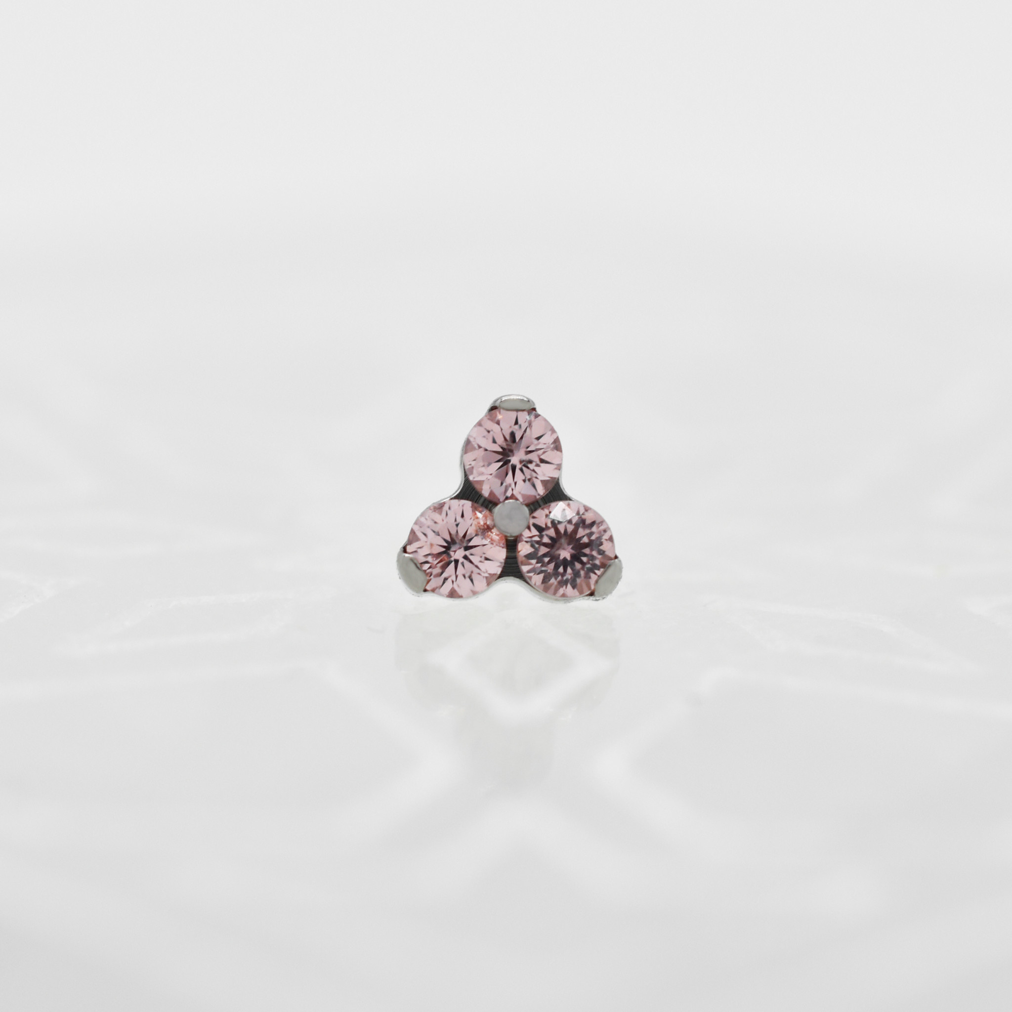 Threadless IS 3 Gem Cluster Ménage a Trois tri gem 1.5mm gems Dusty ...