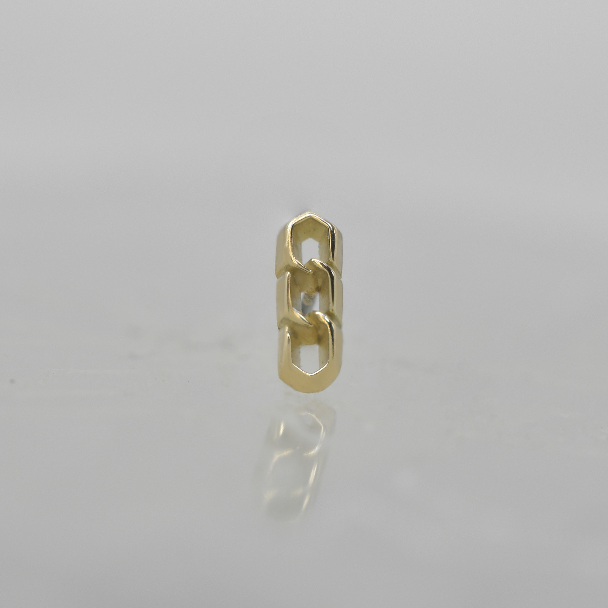 Maya threadless Tiny Tuff chain YG - Enigma Professional Piercing Adams