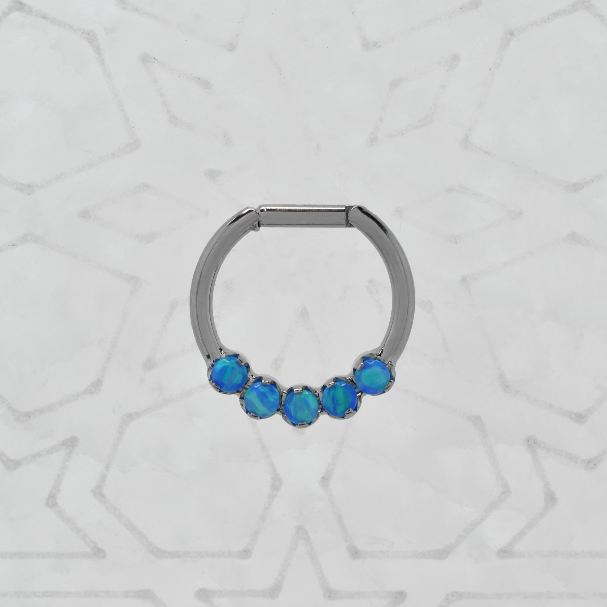 Intrinsic Septum Clicker 5-GEM BEZEL 16g 3/8” Pacific Opal - Enigma ...