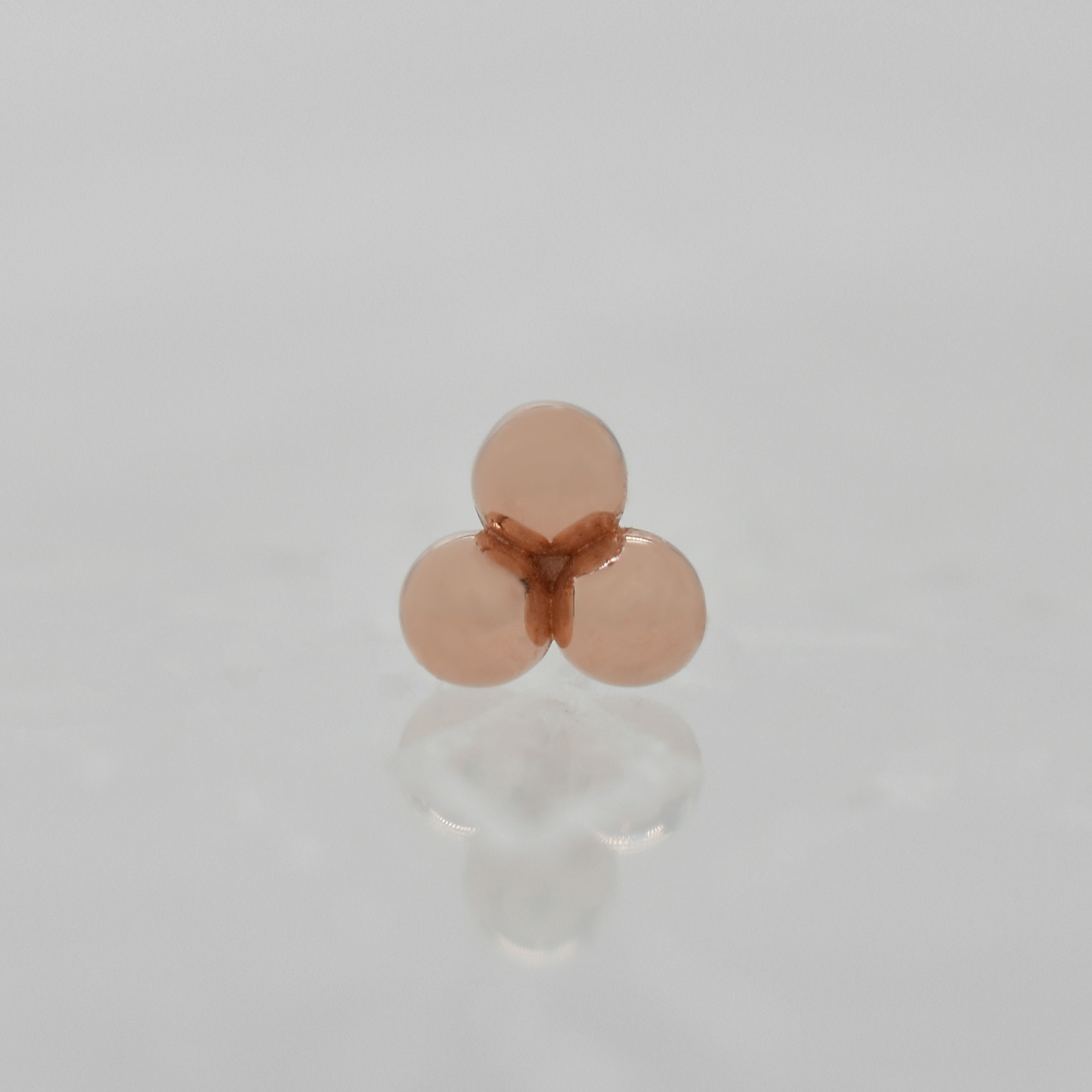 BVLA threadless 1.5mm Tri Bead RG - Enigma Professional Piercing Adams