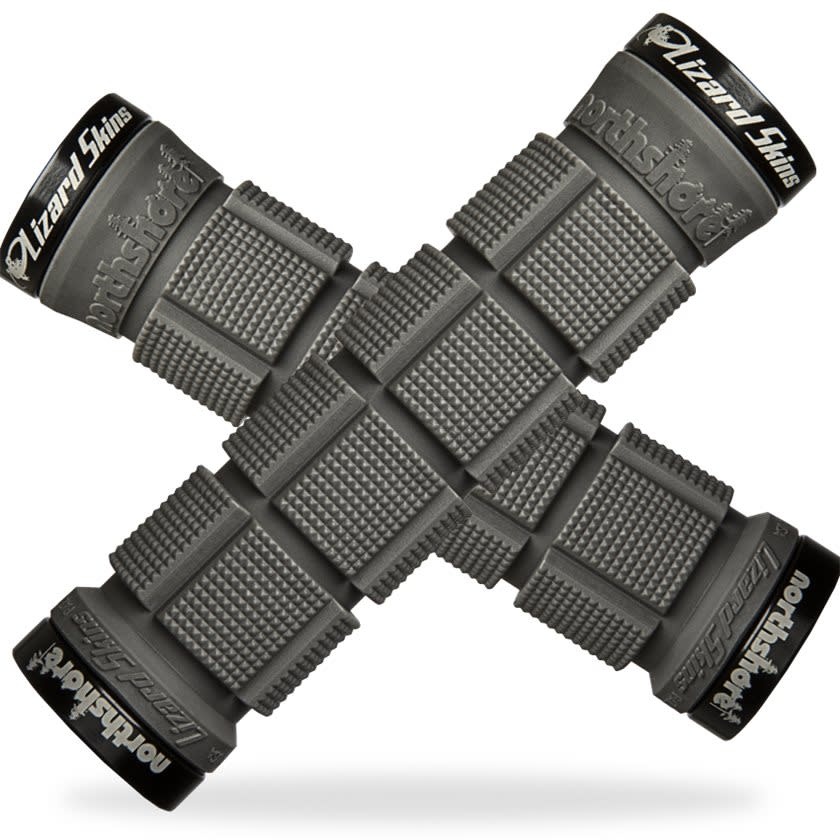 LIZARD SKINS NORTHSHORE LOCK-ON GRIPS GRAPHITE - Alpine Hut