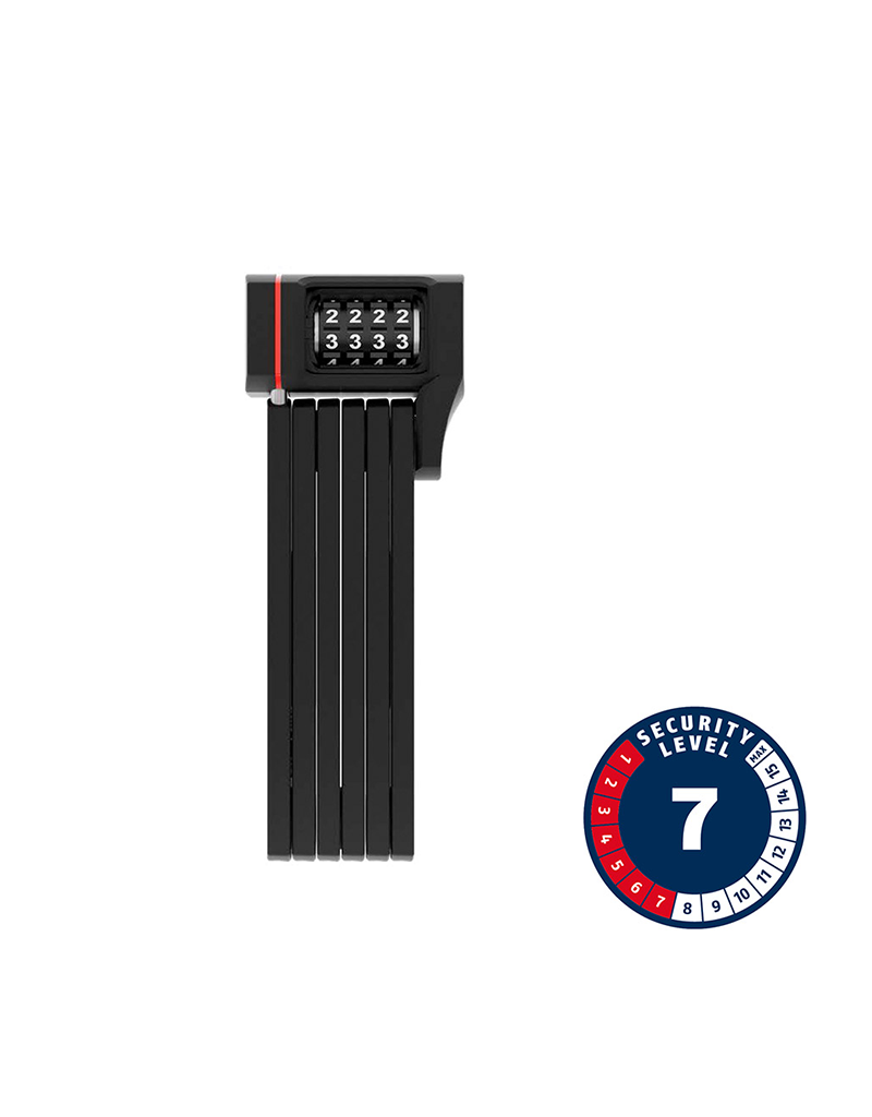 ABUS BORDO 5700 COMBO Folding Lock with Bracket 80cm Black - Alpine Hut