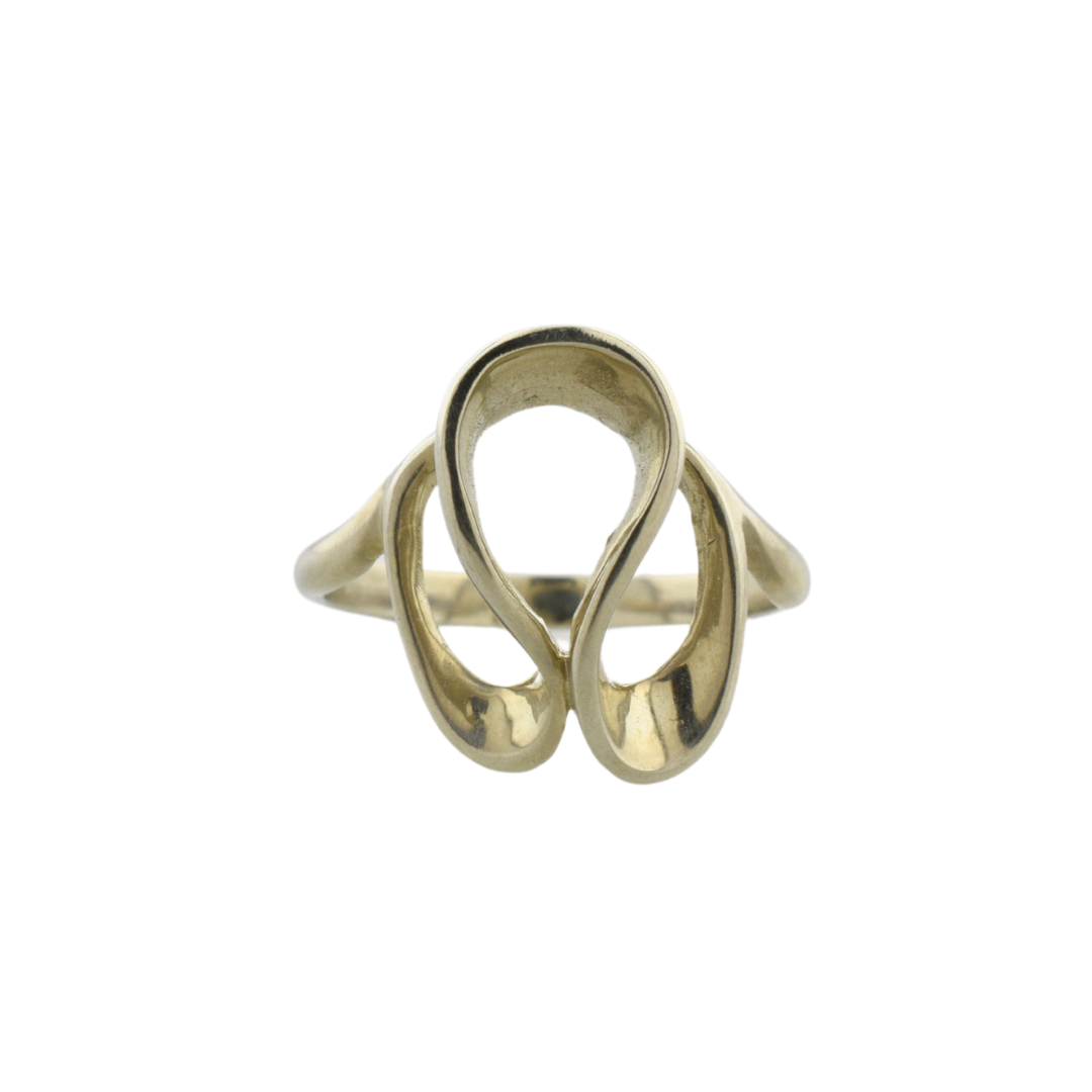 14KW Freeform Ring Triple Ribbon - Expressions Jewelers