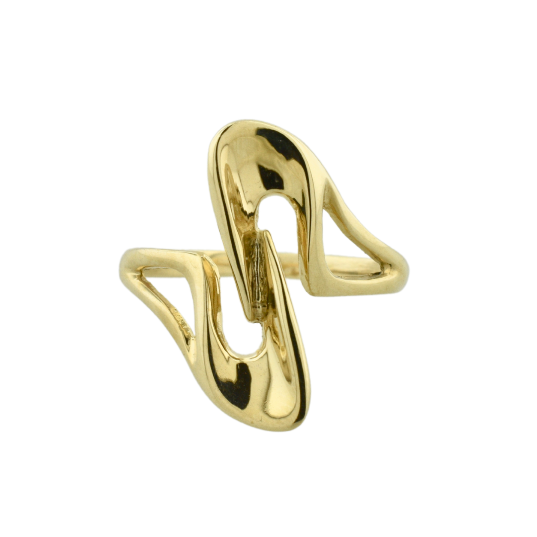 14K Gold Freeform Ribbon Ring - Expressions Jewelers