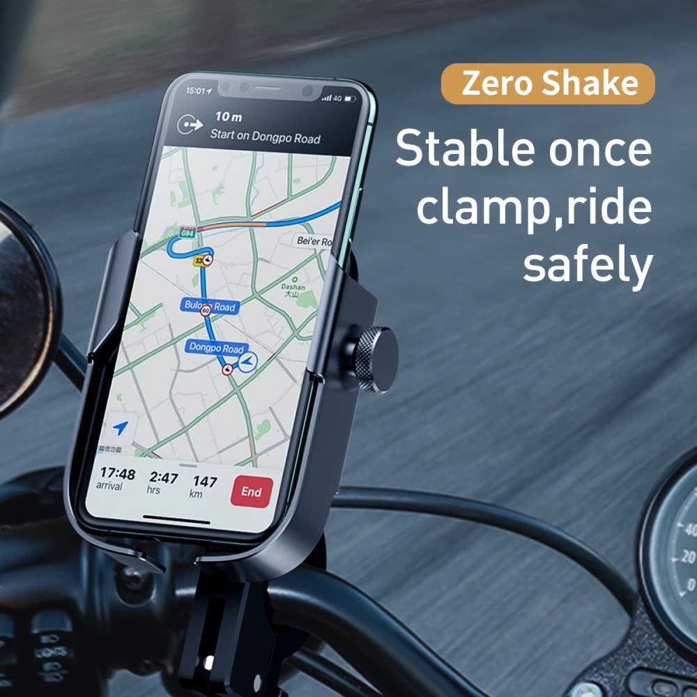 iPhone Samsung Huawei BASEUS Motorcycle Holder Bicycle Motorbike ...