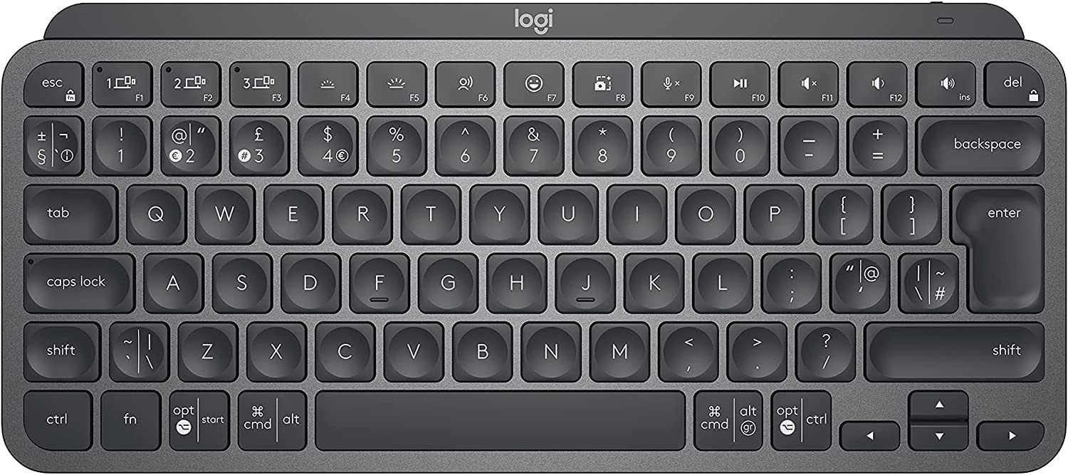 Logitech MX Keys Mini Minimalist Wireless Illuminated Keyboard, Compact ...