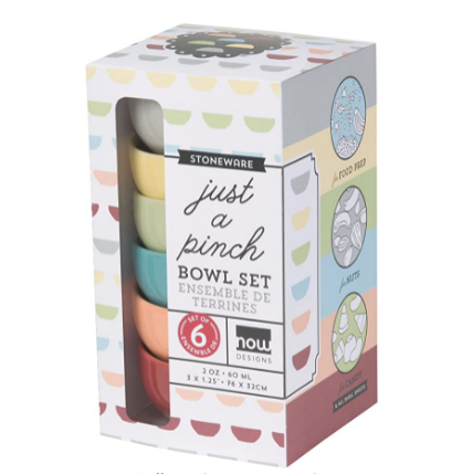 CANYON SET 6 PINCH BOWL SET - boréal