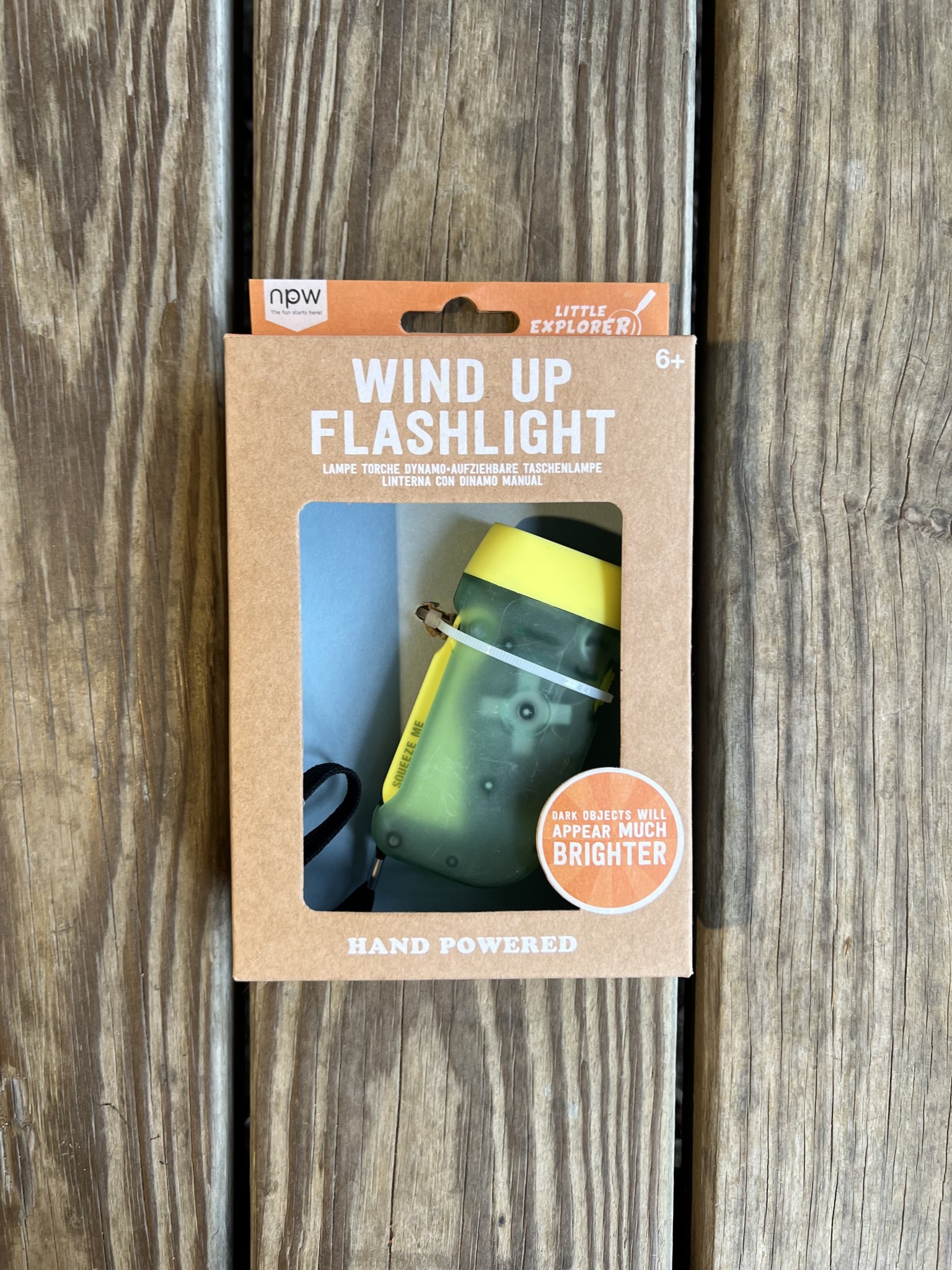 Pocket Wind Up Flashlight - Juniper Tree