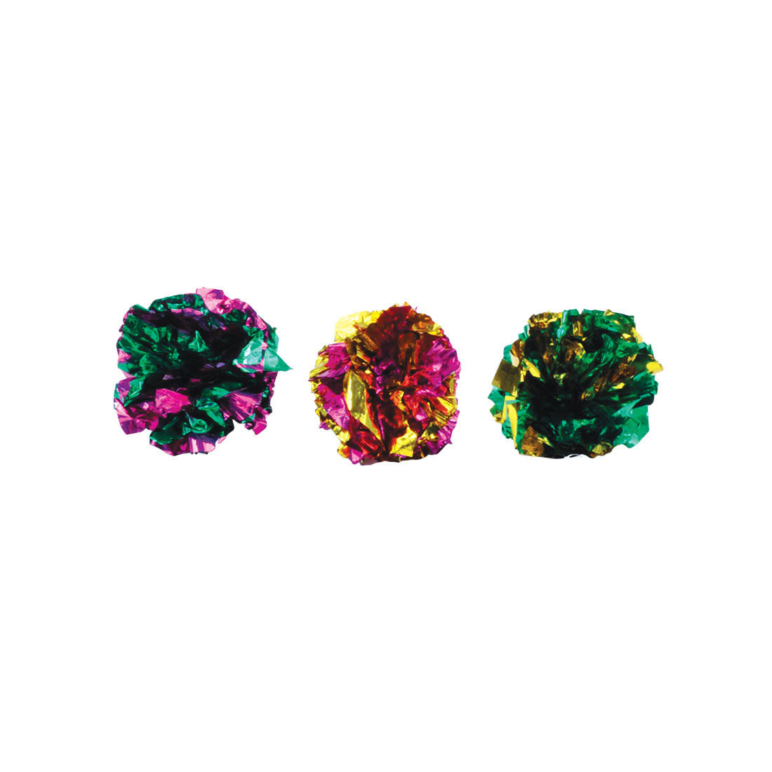 Turbo Mylar Crinkle Ball Toy - Everett Pet Nutrition LLC