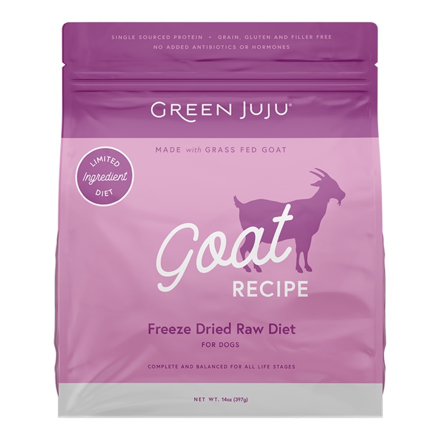 Green Juju Freeze-Dried Goat Recipe Dog Food 14oz - Everett Pet ...