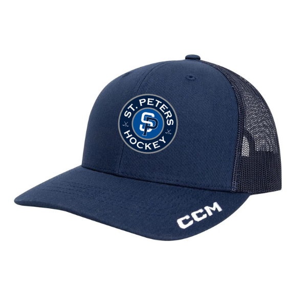 STP CCM Trucker Hat (NAVY) SENIOR - Total Game Plan (TGP) Sports