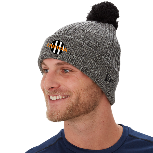 MIHOA Bauer Pom Knit (HEATHER GREY/BLACK) - Total Game Plan (TGP) Sports