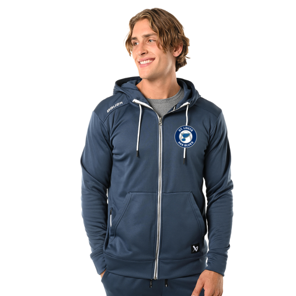 AAA Blues S23 Bauer Team Fleece Full Zip Hoodie (SENIOR) - Total Game ...