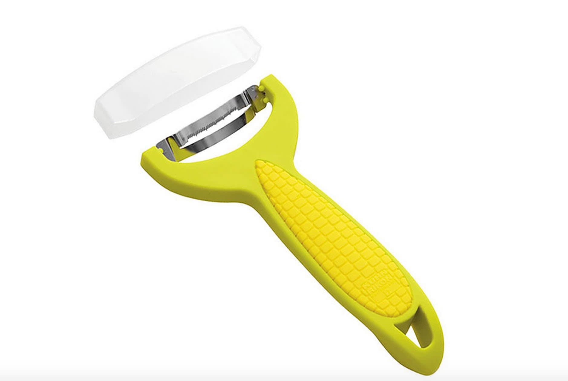 KUHN KUHN Corn Zipper w/silk Brush - Yellow - Kitchen Therapy