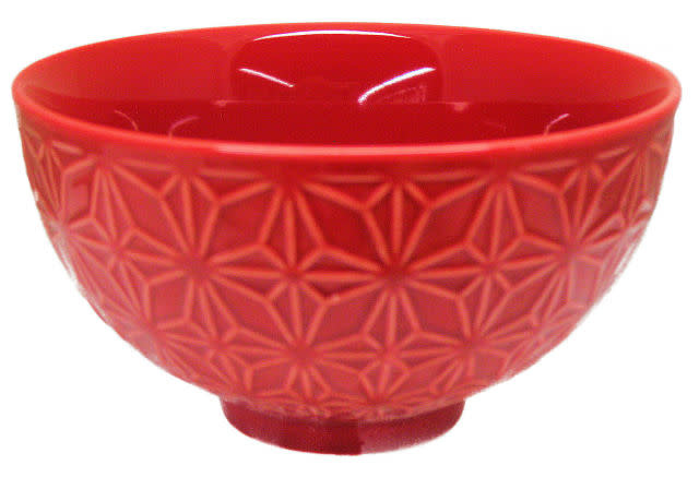 JL BRADSHAW Textured Rice Bowl Large Red - Kitchen Therapy