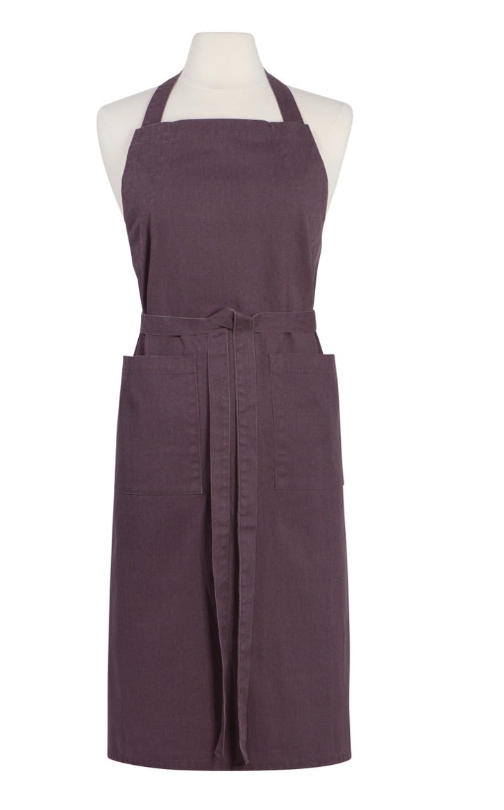 DANICA Ash Plum Stonewash Apron - Kitchen Therapy
