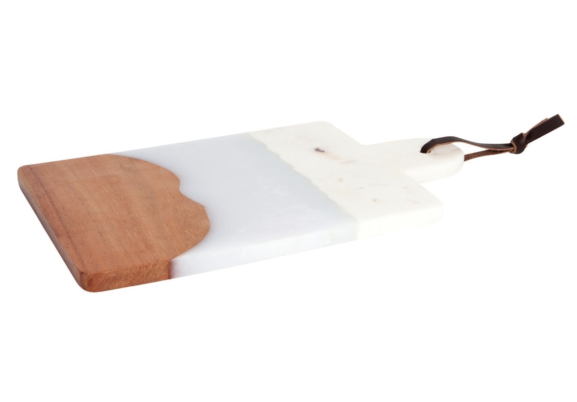DANICA Ice Skyline Marble Serving Paddle - Kitchen Therapy