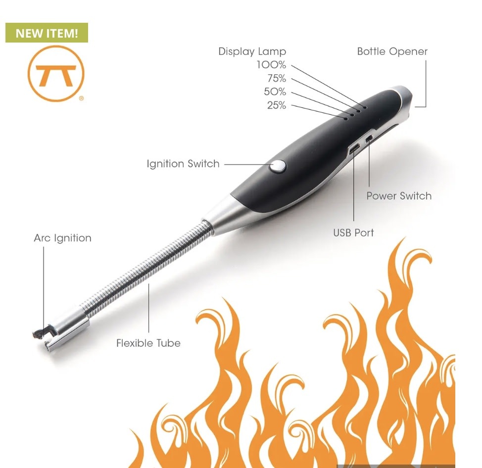 FOX RUN Rechargeable USB Grill Lighter - Kitchen Therapy