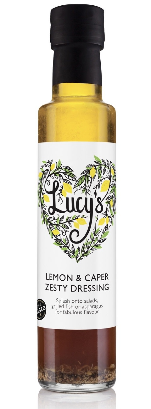 LUCY'S DRESSINGS Lemon & Caper Zesty Dressing - Kitchen Therapy