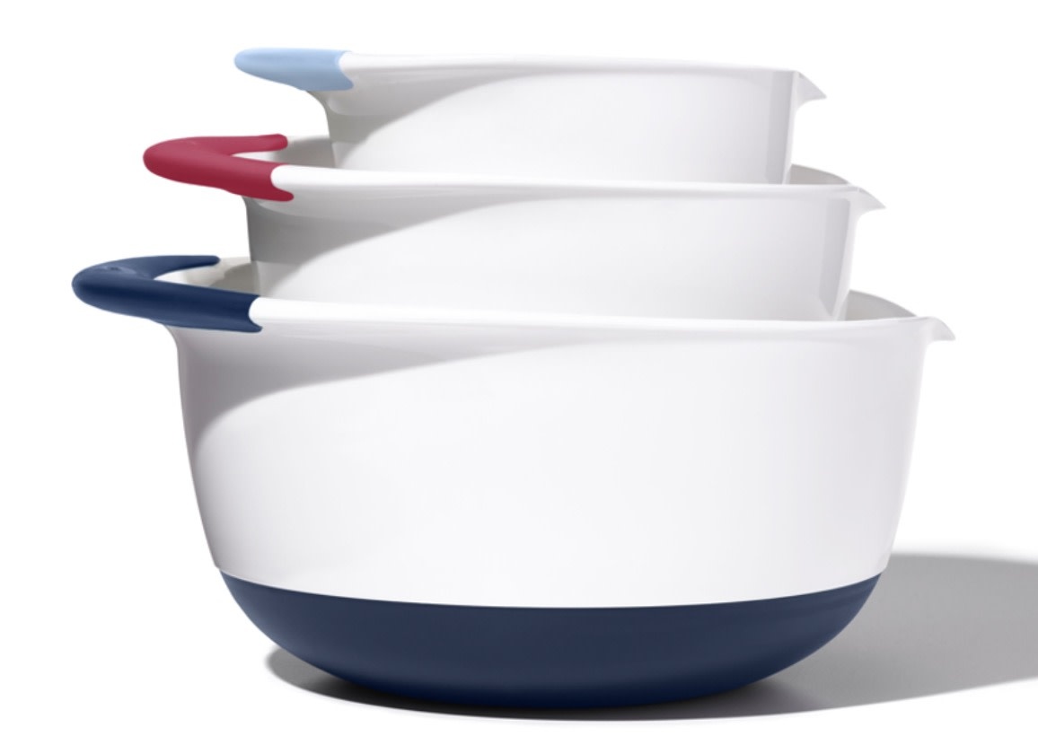 OXO 3Pc Mixing Bowl Set - Kitchen Therapy