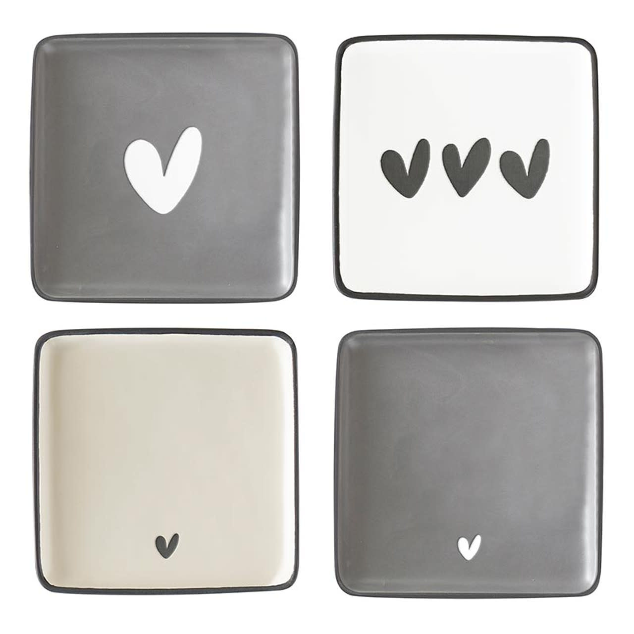 CREATIVE BRANDS CREATIVE BRANDS Ceramic Plates Assorted - 4pk - Kitchen ...